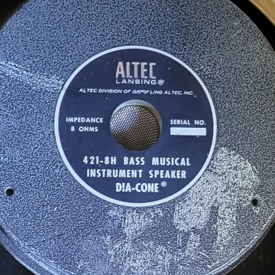 Altec Lansing 807-8A 811B 421-8H N501-8A 1970s - Brown Tolex | Reverb