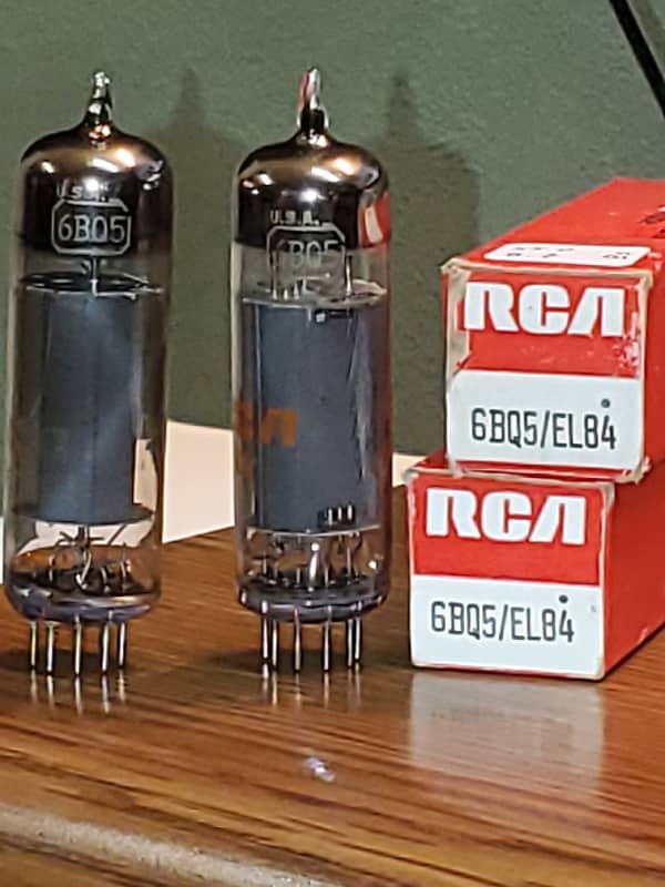 6BQ5/EL84 RCA NOS/NIB Maximatcher2 tightly matched pair (2) | Reverb
