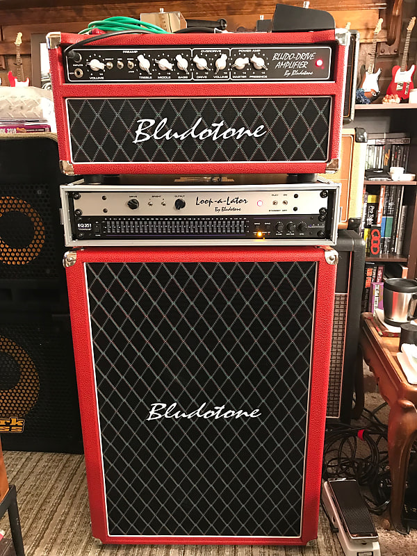 NEW 📸! Bludotone BLUDO-DRIVE Amplifier 2013 NOS RARE Red!! | Reverb