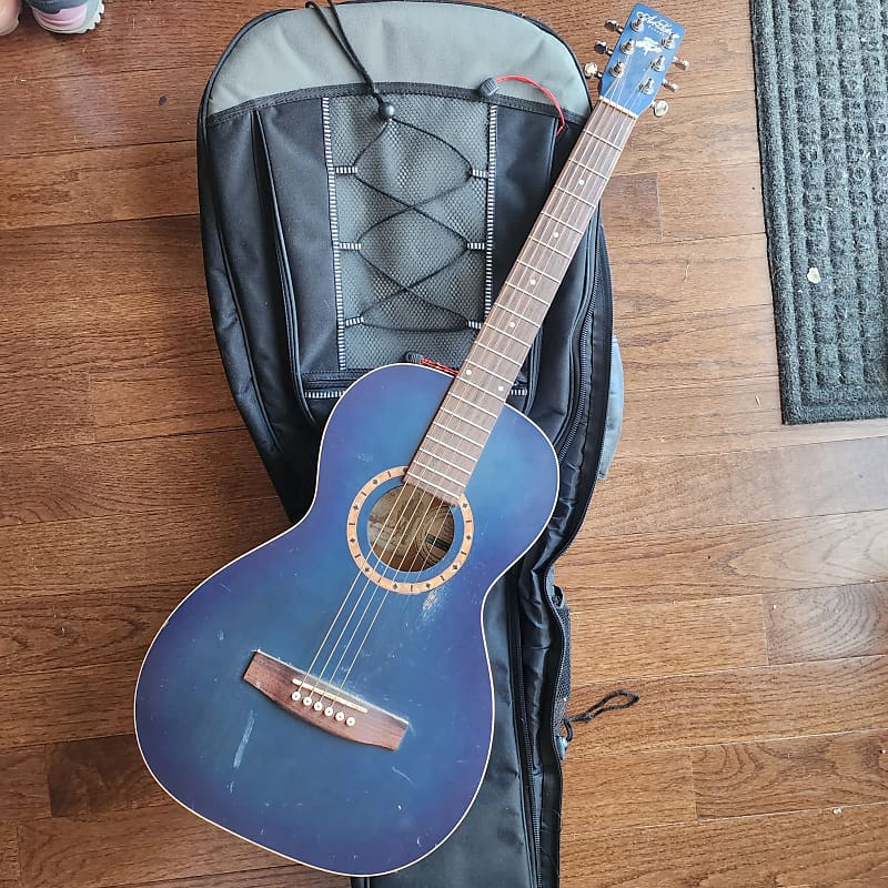 Art & Lutherie Blue Parlor guitar | Reverb