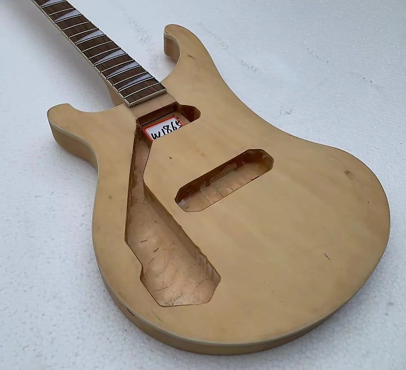 Lefty 4 String Bass Solid Body With Maple Neck Diy Project Reverb