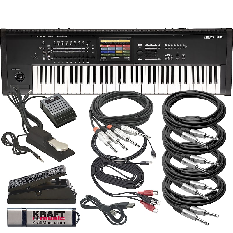 Korg Kronos 3 73-Key Music Workstation CABLE KIT | Reverb