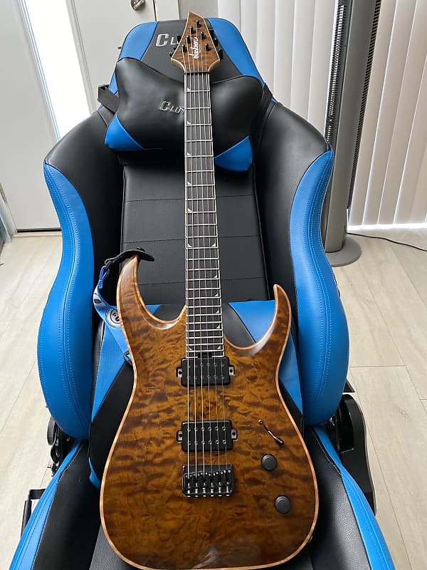 Jackson USA Juggernaut HT6 2016 Amber Tiger Eye | Reverb