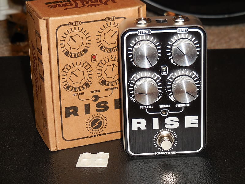 King Tone Guitar Rise V2 germanium/silicon treble booster and | Reverb