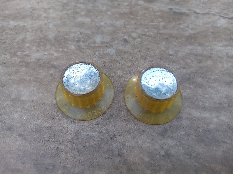 Set of Two 1960's Kay/Guild Control Knobs! One Volume, One | Reverb