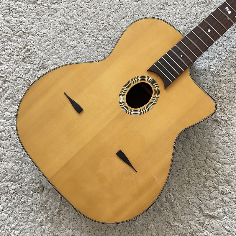 Gypsy Jazz Guitar, Spruce Veneer Top Body, Mahogany Neck, | Reverb