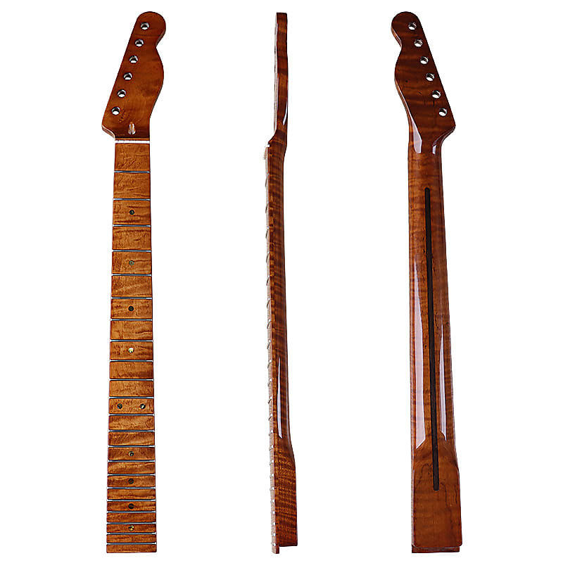 Roasted Flamed Maple TL Guitar Neck，22 Frets | Reverb