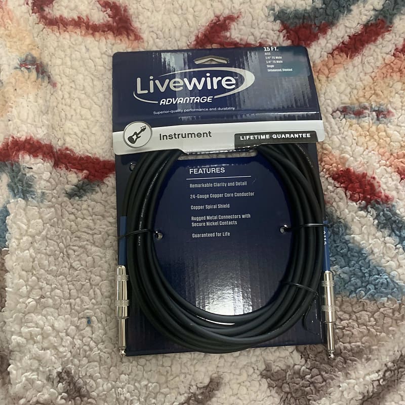 Livewire Essential 15 Ft Instrument Cable | Reverb