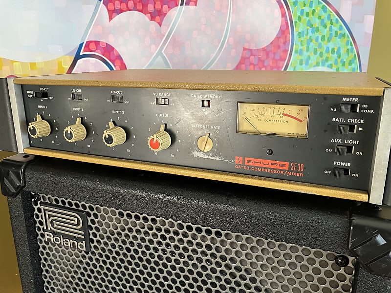 Shure SE-30 vintage mixer/compressor/preamps - level loc | Reverb