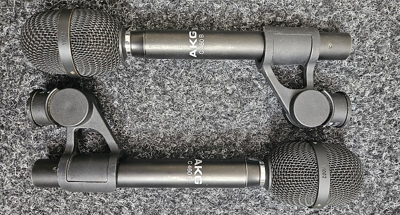 Stereo pair vintage AKG C460B+adaper A60+2x capsule | Reverb