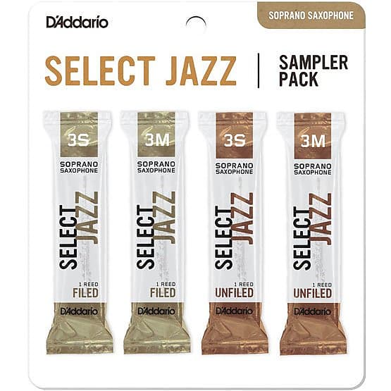Select Jazz; Alto Sax Sampler Pack; 3S/3M | Reverb