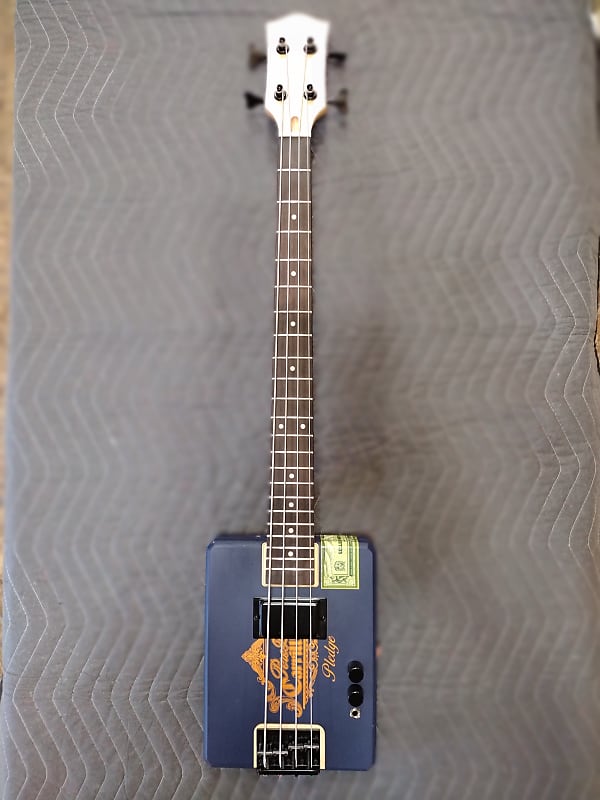 30" scale cigar box bass 2022 - Natural | Reverb