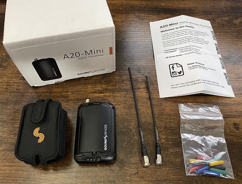 Sound Devices A20-Mini Transmitter (Includes Rechargeable | Reverb