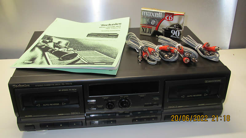 Technics RS-TR575 - Dual Well Auto-Reverse Cassette Deck - | Reverb