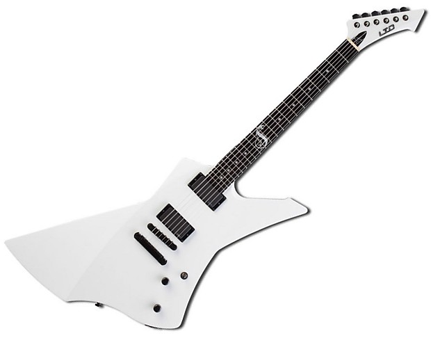 ESP LTD James Hetfield Signature Snakebyte Guitar - Snow | Reverb