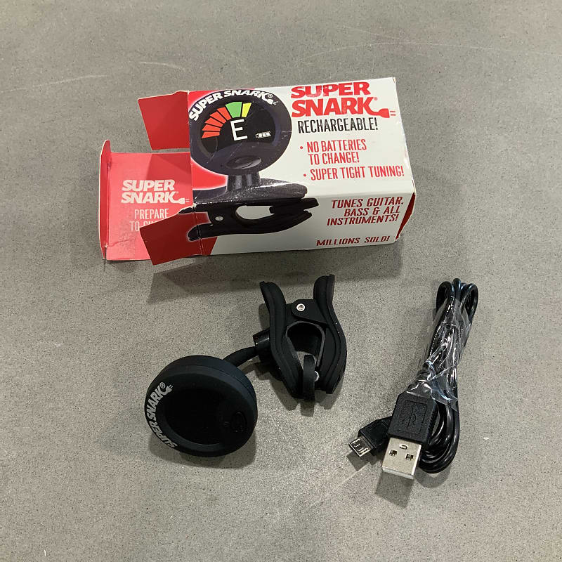 Super Snark Rechargeable Guitar Tuner - Black | Reverb