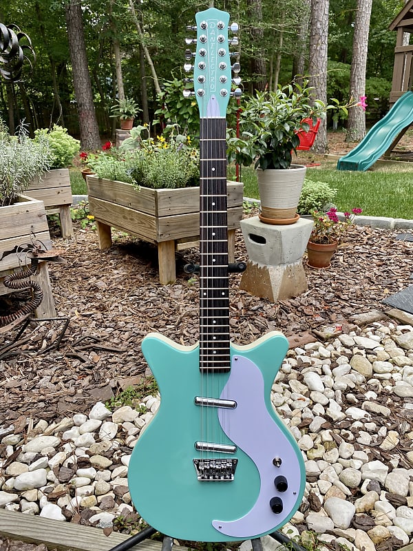 Danelectro 59DC 12 String Aqua MIK | Reverb