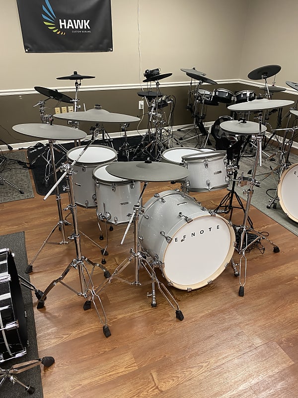 Efnote 7 Electronic Drum Kit w/ Extra 2 18" Cymbals and 13" | Reverb