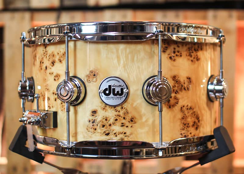 DW 7x13 Collector's Maple VLT Mapa Burl Snare Drum - | Reverb