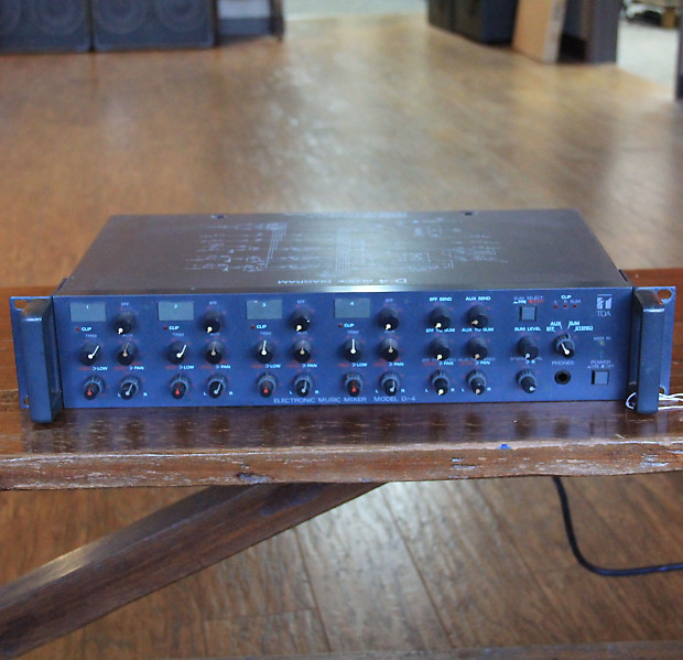 TOA D4 4-Channel Electronic Rack Music Mixer FOR PARTS (SKU | Reverb