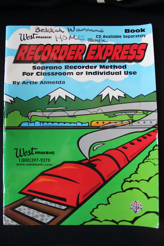 West Music Recorder Express Soprano Recorder Method For | Reverb