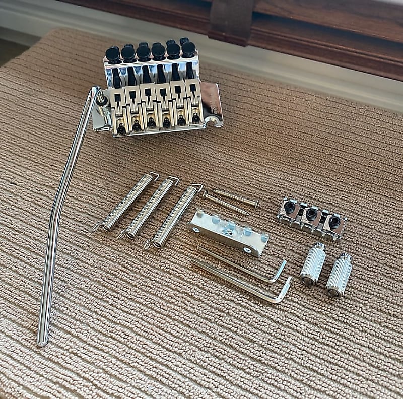 Wilkinson Guitar Double Locking Tremolo System Bridge | Reverb