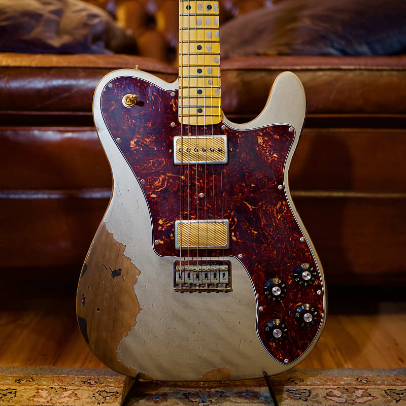 Fender Telecaster Partscaster Relic Gold Shiflett | Reverb