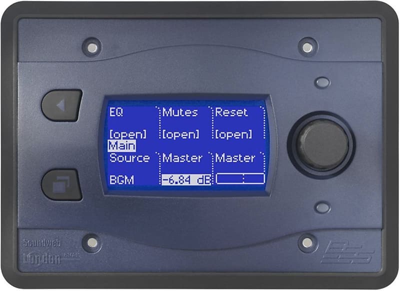 BSS BLU-10 Blue - Touch Screen Programmable Remote Wall | Reverb