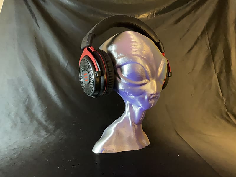 Psychedelic Alien Head Headphone Stand! Headset Holder Rack, | Reverb