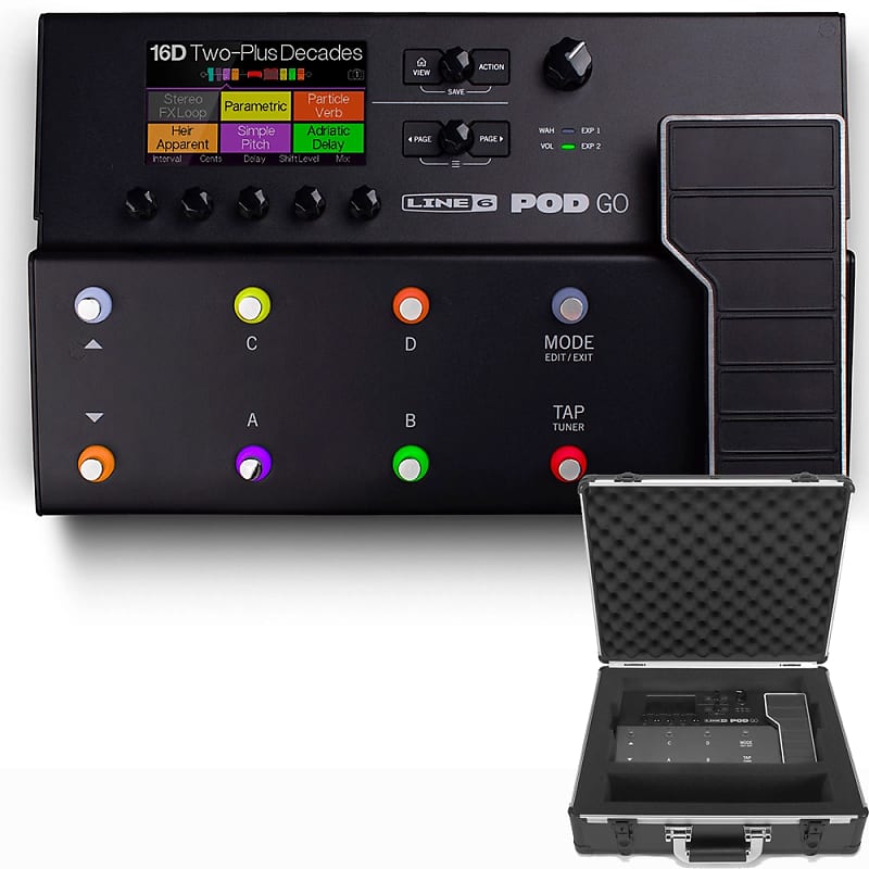 Line 6 POD GO Guitar Modeler w/ Analog Cases Unison Case | Reverb