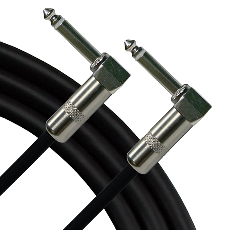 Rapco G1 Instrument Cables - 1' Right Angle to Right Angle | Reverb