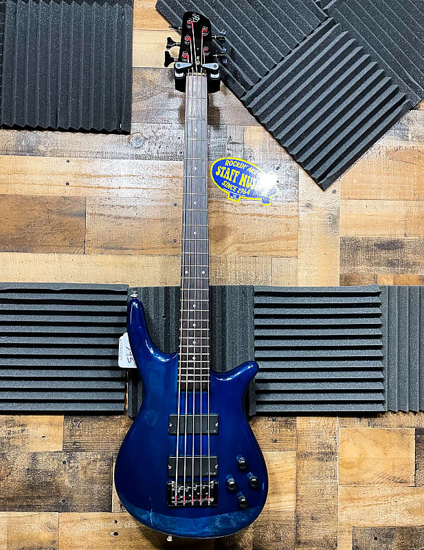 Spector NS-95 1995 - Transparent Blue | Reverb