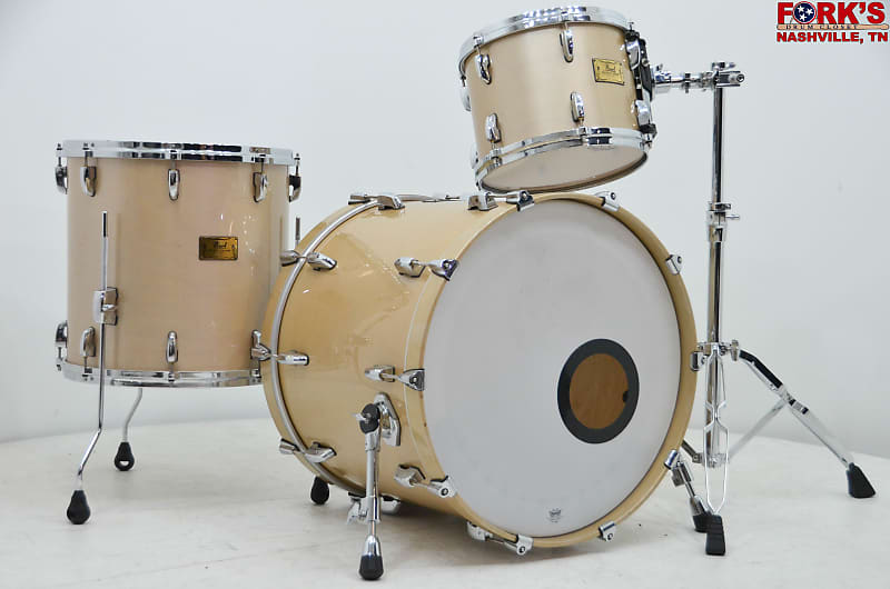 Used Pearl Masters Custom 3pc Drum Kit - "Platinum Mist" | Reverb
