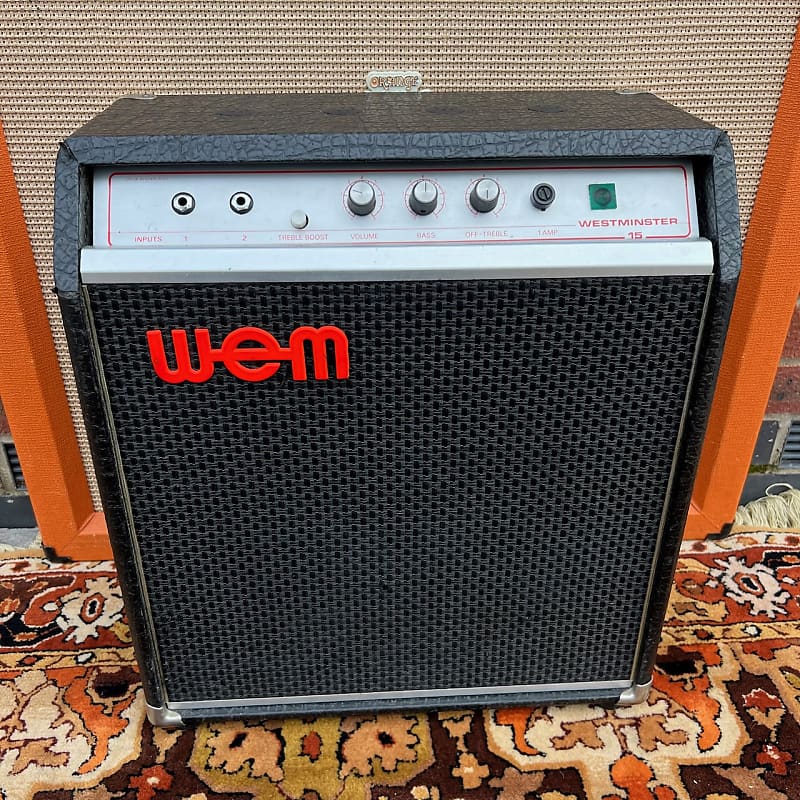 Vintage 1970s WEM Watkins Westminster 15 1x12 Valve Guitar | Reverb UK