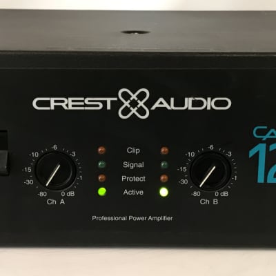 Crest Audio CA12 2800W 2 Channel Rack-Mount Power Amplifier | Reverb