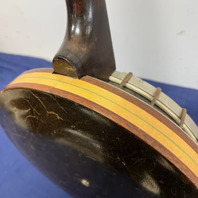 Vintage May Bell 4-String Plectrum Banjo with Resonator | Reverb