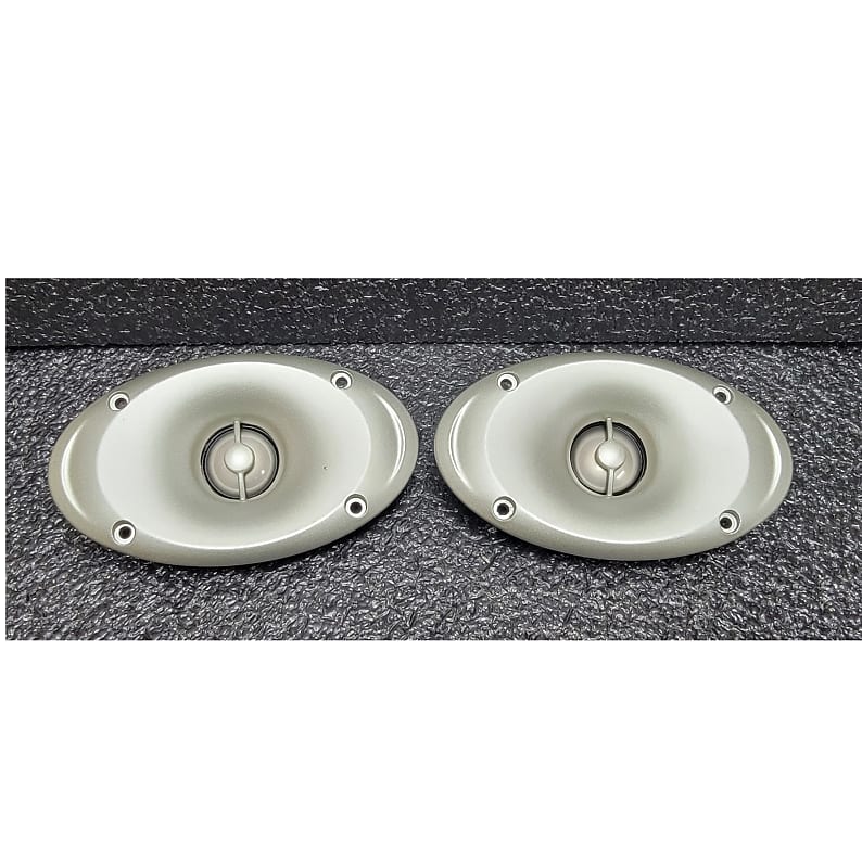 (2) JBL 362817-001 Silver Oval Tweeter from the Studio L | Reverb