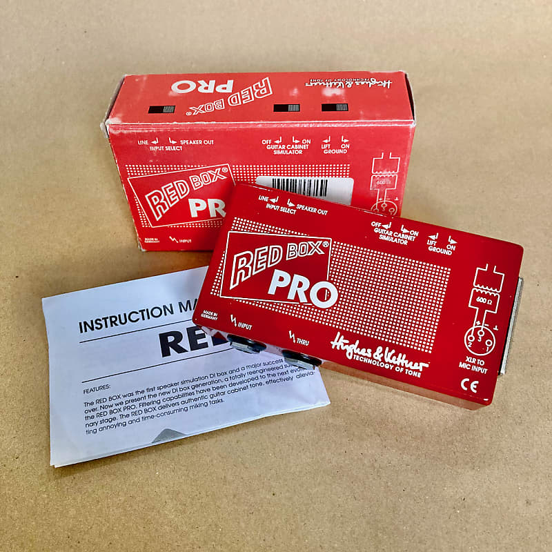 Hughes & Kettner RED BOX PRO 2000s - Red | Reverb