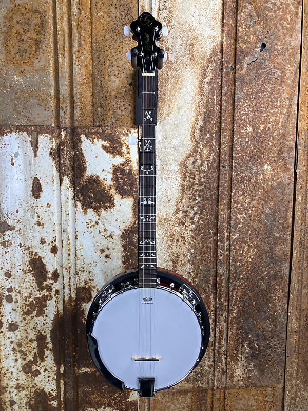 Samick Greg Bennett Banjo Cherry Red (Used) | Reverb