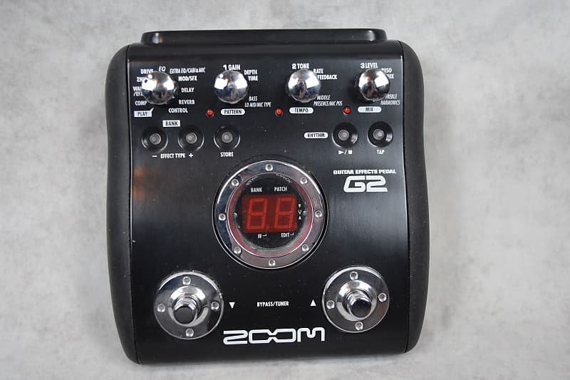 Zoom G2 Guitar Multi Effects Pedal - Black Multiple | Reverb