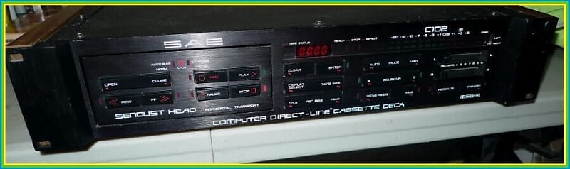 Scientific Audio SAE Model C102 Cassette Deck Working! See | Reverb