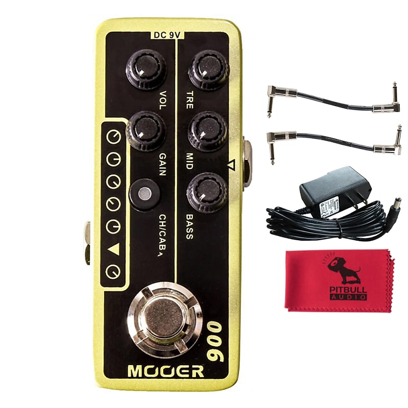 Mooer Micro Preamp 006 US Classic Deluxe Pedal w/ Power | Reverb