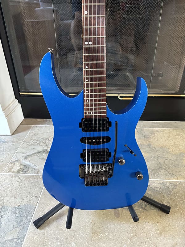 Ibanez RG870Z-LB Premium 2011-2012 Lazer Blue Premium Guitar | Reverb