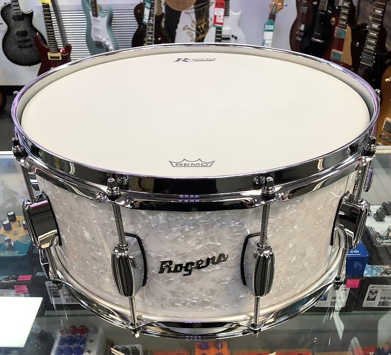 Rogers 14x6.5 Dyna-Sonic Snare Drum with Beavertail Lugs - | Reverb