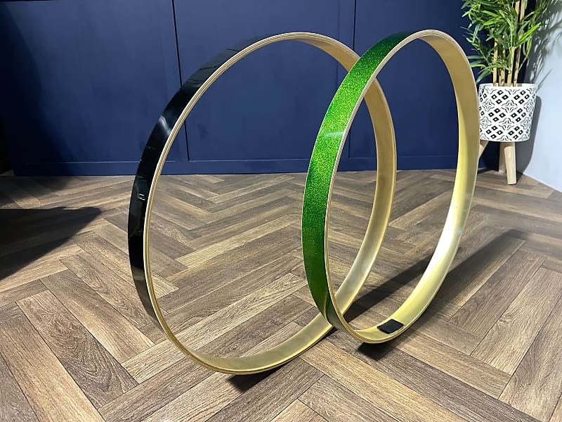 Ludwig Bass Drum 22” Wooden Hoops Rims Hardware #KO137 | Reverb UK