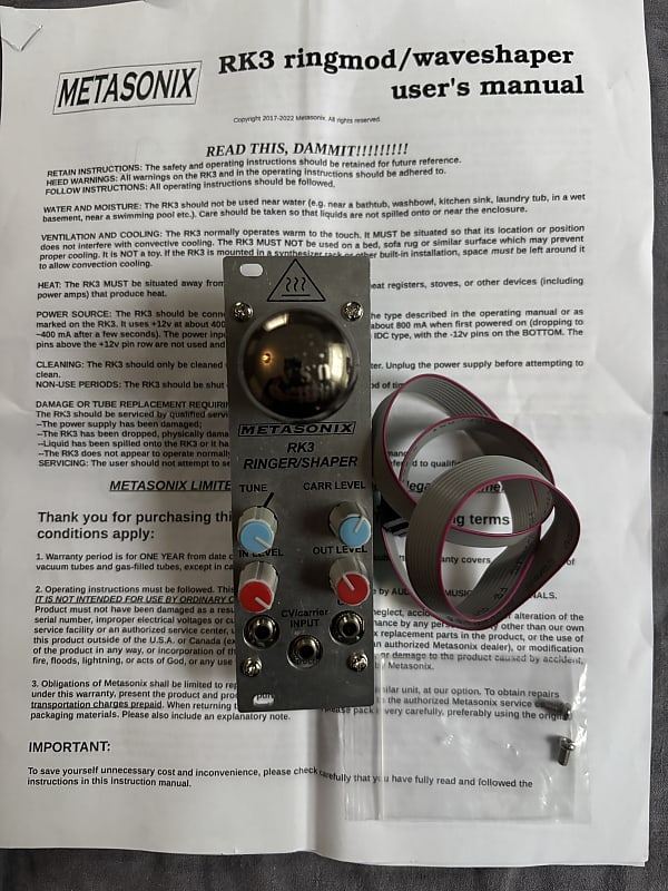 Metasonix RK3 Ringer / Shaper | Reverb