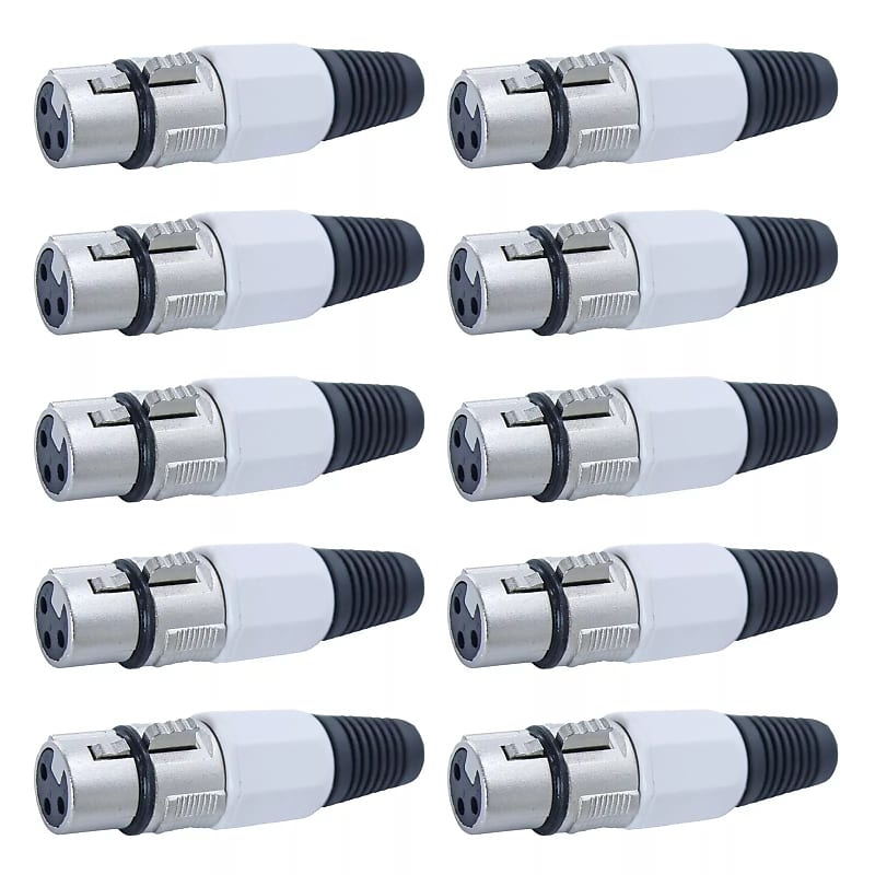 3Pin Xlr Female Pro Audio Snake Cable Plug Connector Cord | Reverb