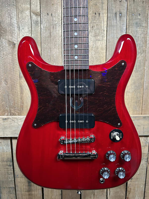 Epiphone Wilshire P-90s Electric Guitar - Cherry | Reverb
