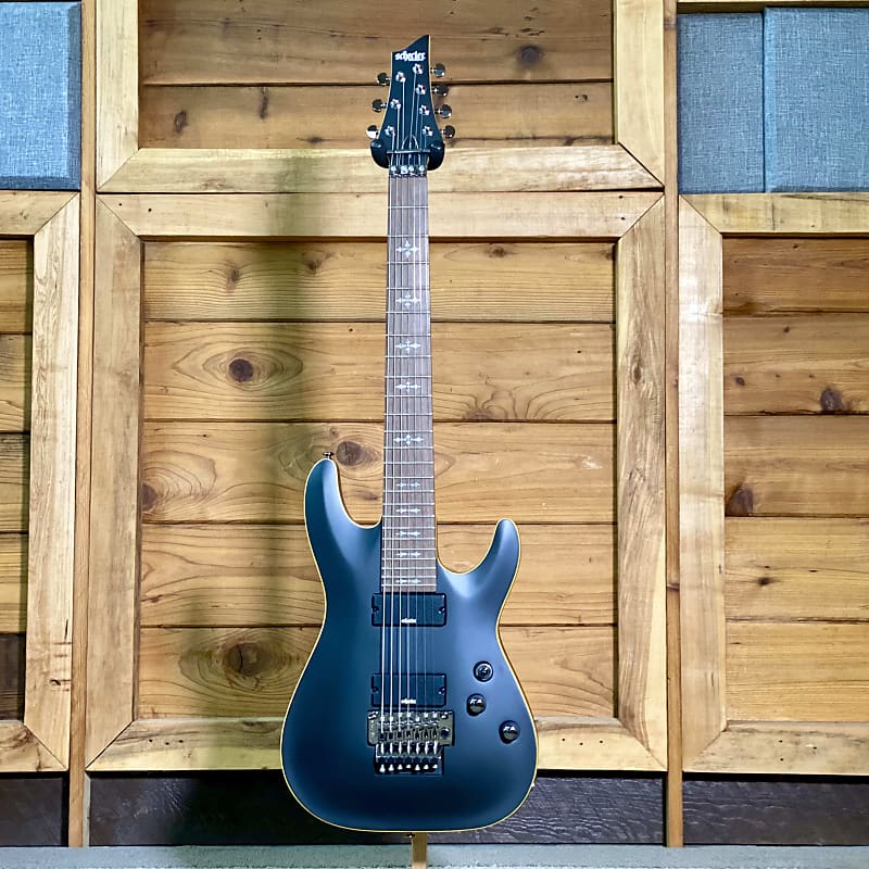 Schecter Demon-7FR 2023 - Satin Black | Reverb