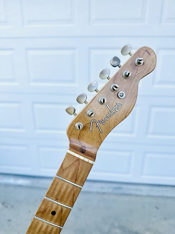 Roasted Vintage tele/esquire neck compound radius | Reverb UK